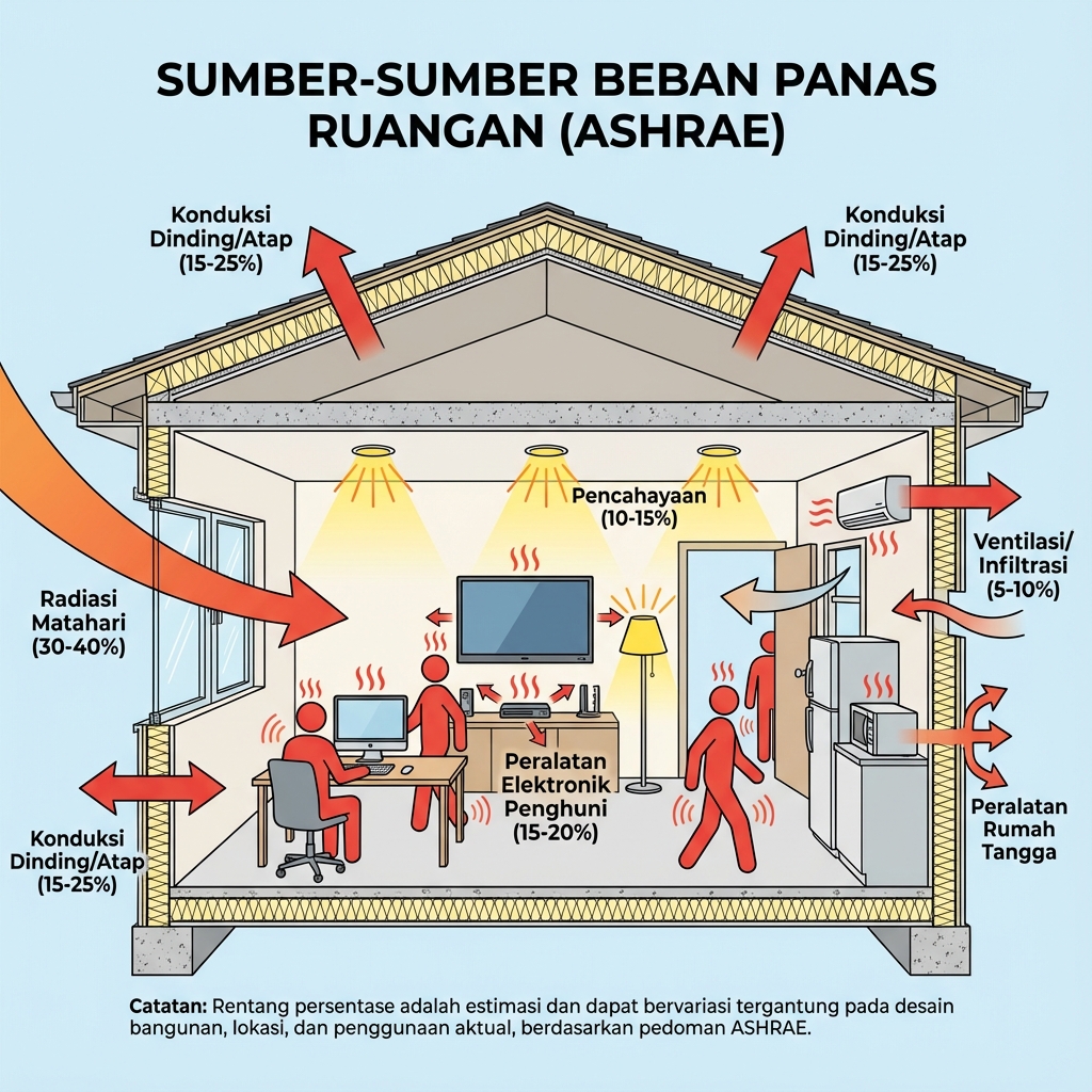 RuangAdem - Kalkulator AC & Analisis Kenyamanan Kipas Angin Gratis